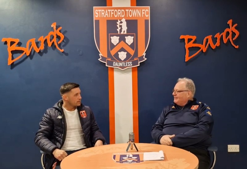 Stratford Town Football Club, Lee Vaughan discusses this weekends ... Stratford Town Football Club, Lee Vaughan discusses this weekends ...